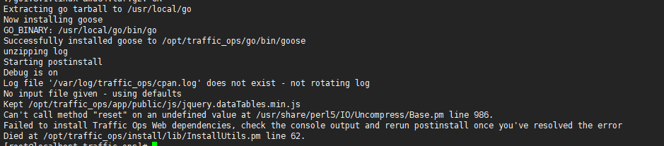 TO 2.1 install error · Issue #1904 · apache/trafficcontrol · GitHub
