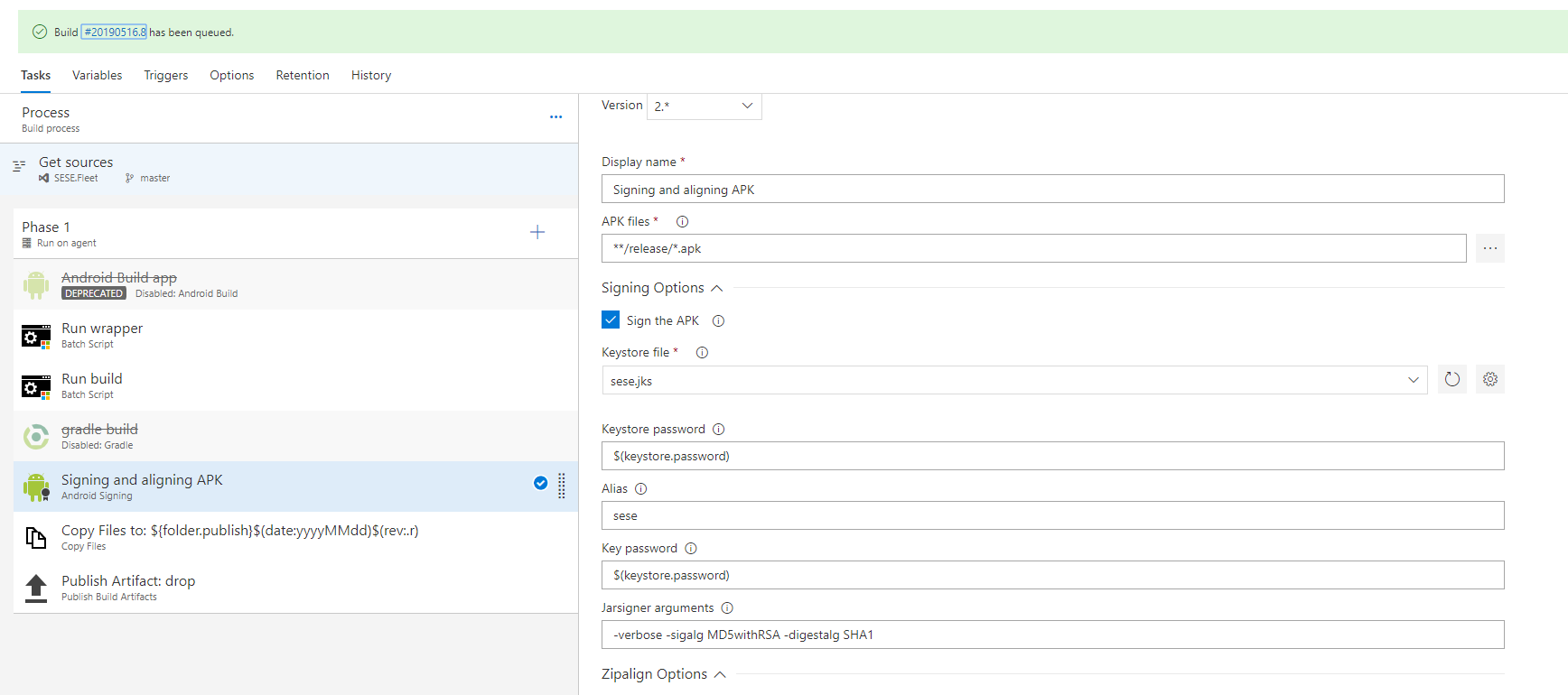 Android signing step EPERM error on a Windows Server build Agent ...