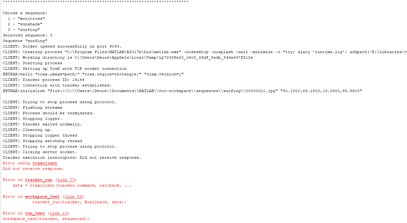 Using Trax with Windows - Trax Support and TraxClient Connection · Issue #183 · votchallenge ...