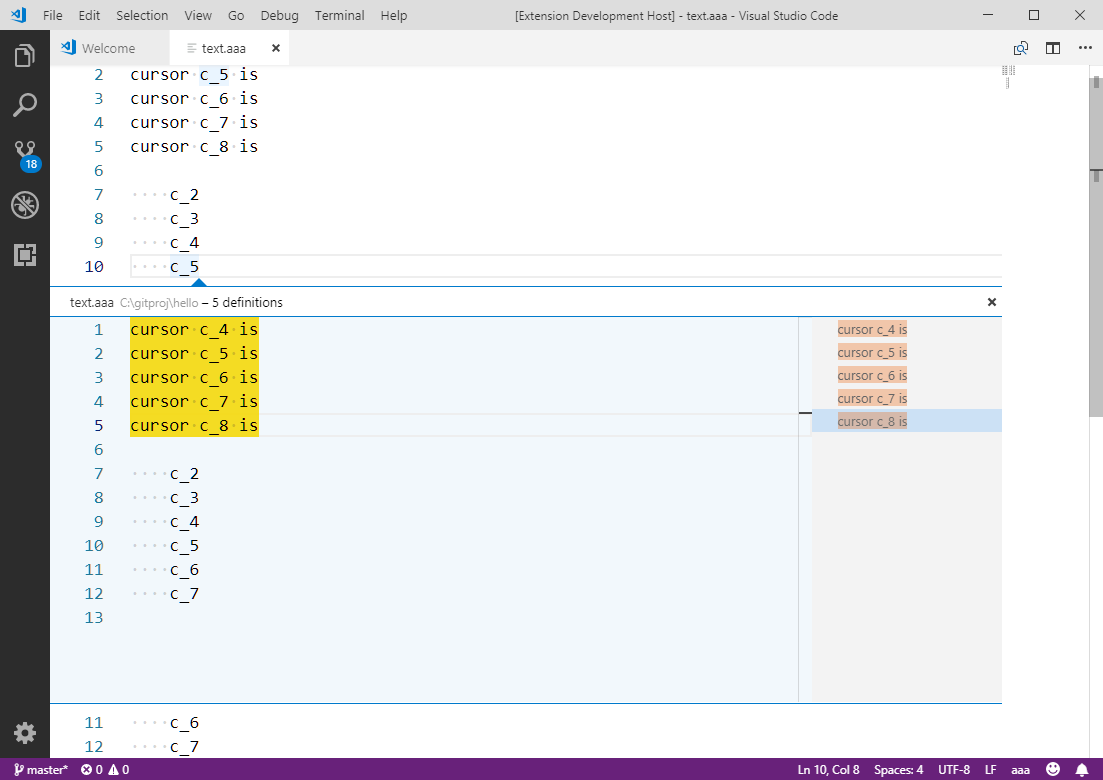 Peek Definition Jump To Last Definition · Issue 67260 · Microsoftvscode · Github