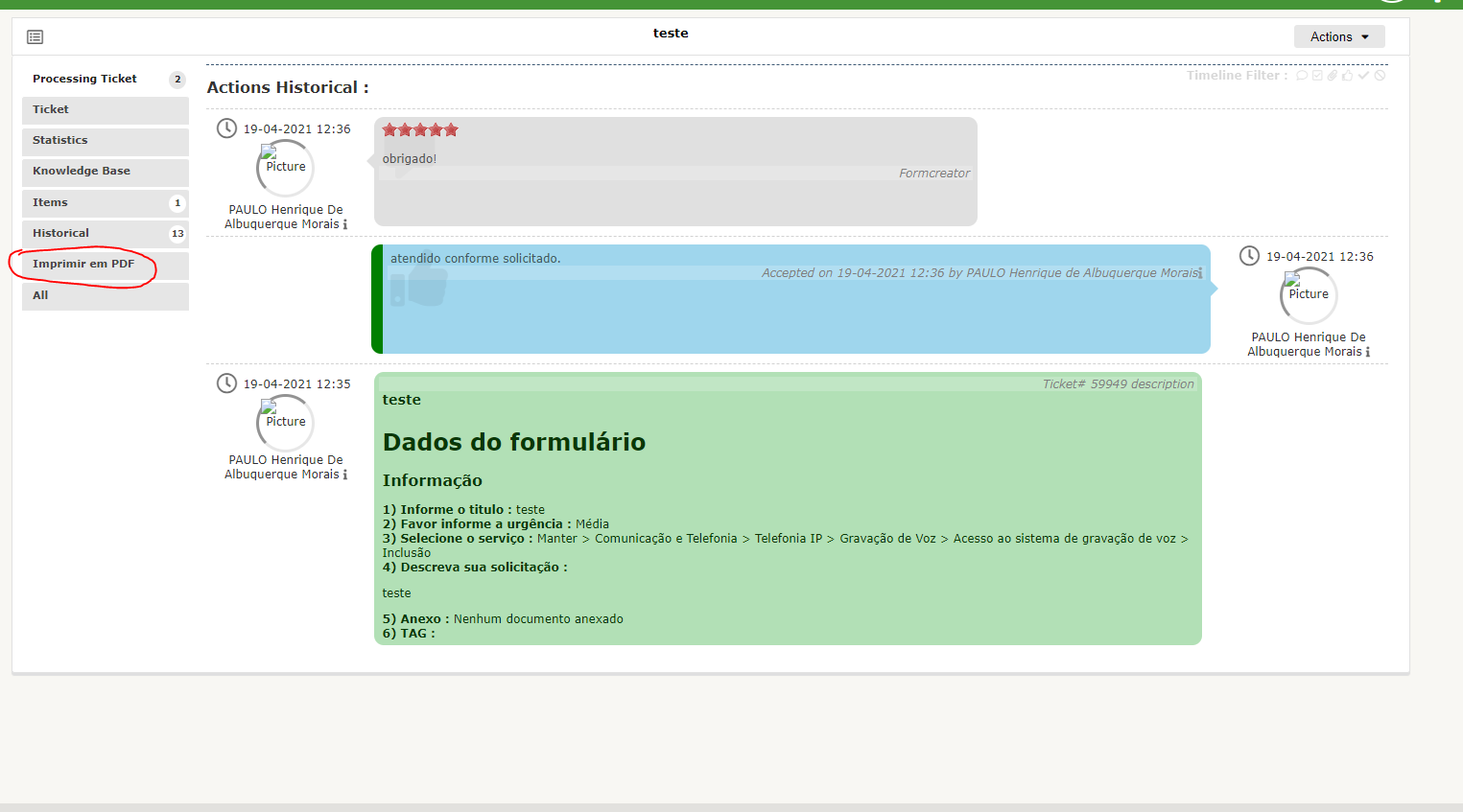 Compatibility with "PDF" plugin · Issue #2265 · pluginsGLPI/formcreator · GitHub