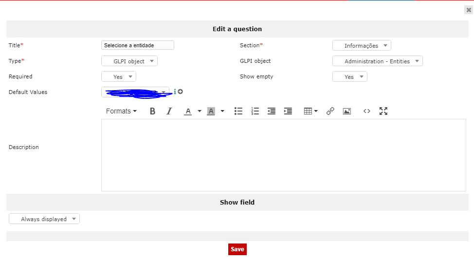 Question type "GLPI object" does not list all entities · Issue #1936 · pluginsGLPI/formcreator ...