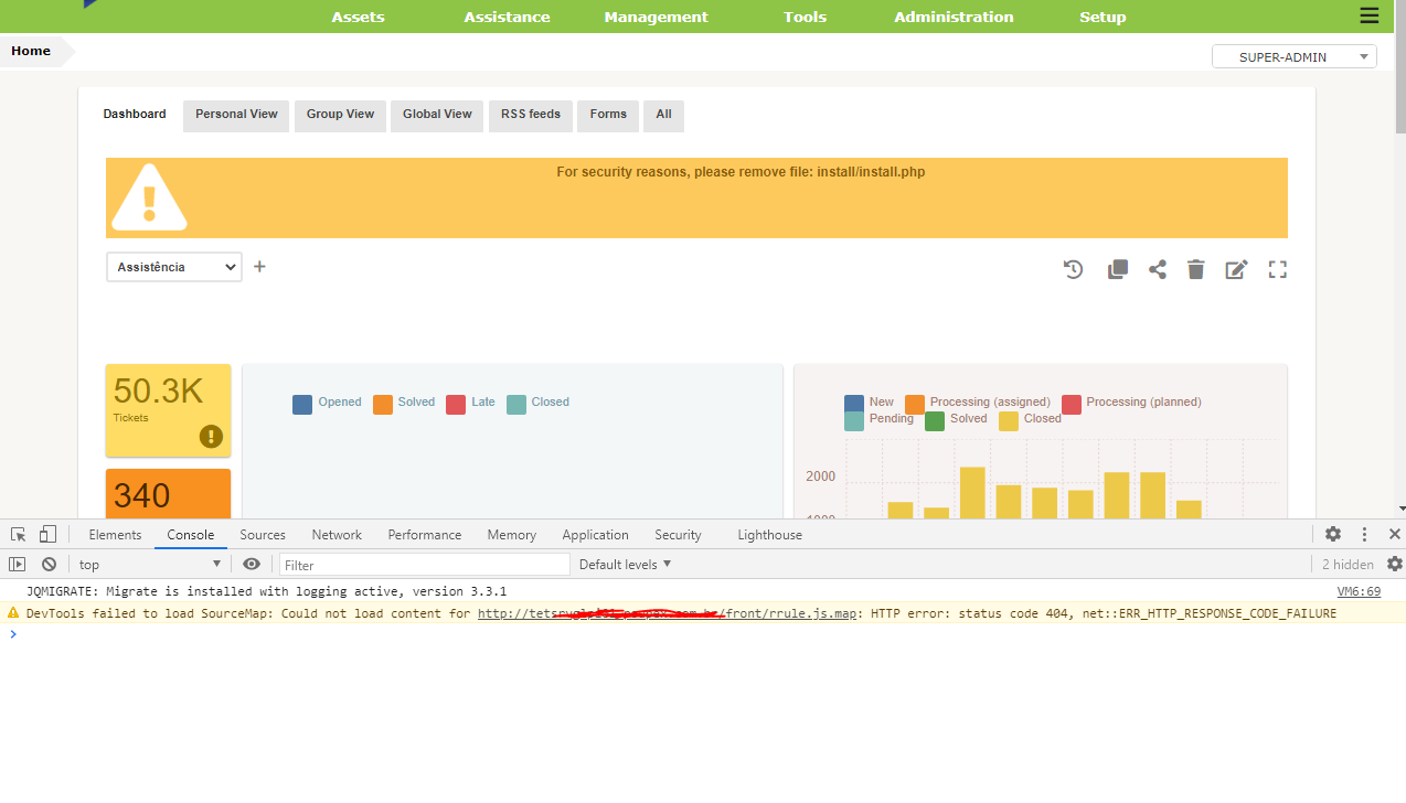 Dashboard Display Issues · Issue 8270 · Glpi Projectglpi · Github