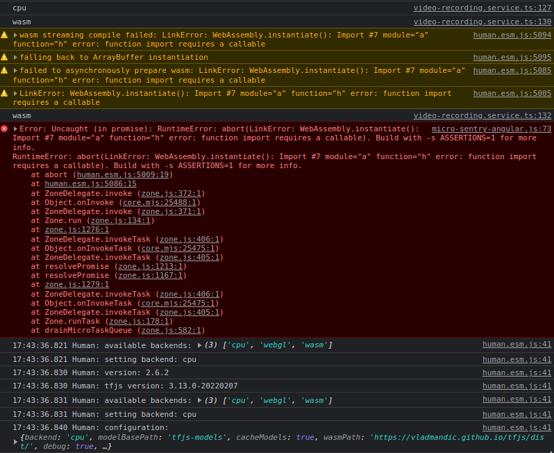Allow for platform fetch when setting wasm path · Issue #248 · vladmandic/human · GitHub