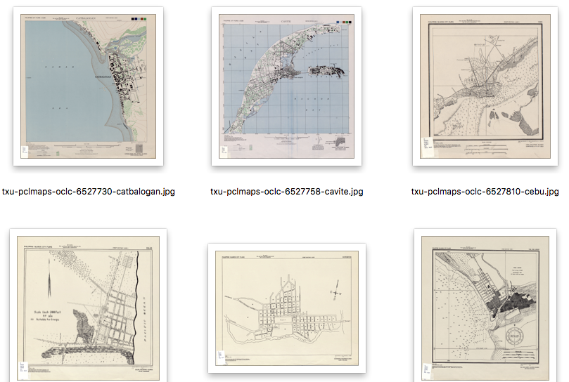 Philippines City Plans. U.S. Army Map Service, 1944-1945 from Texas U ...