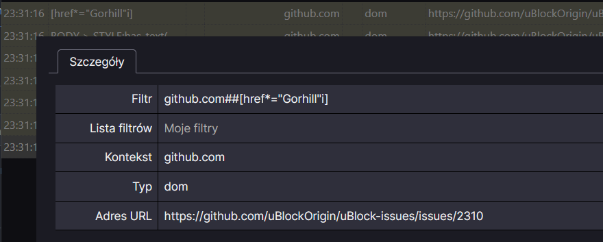 New cosmetic filter parser seems to cannot parse case-insensitive attribute selector · Issue ...