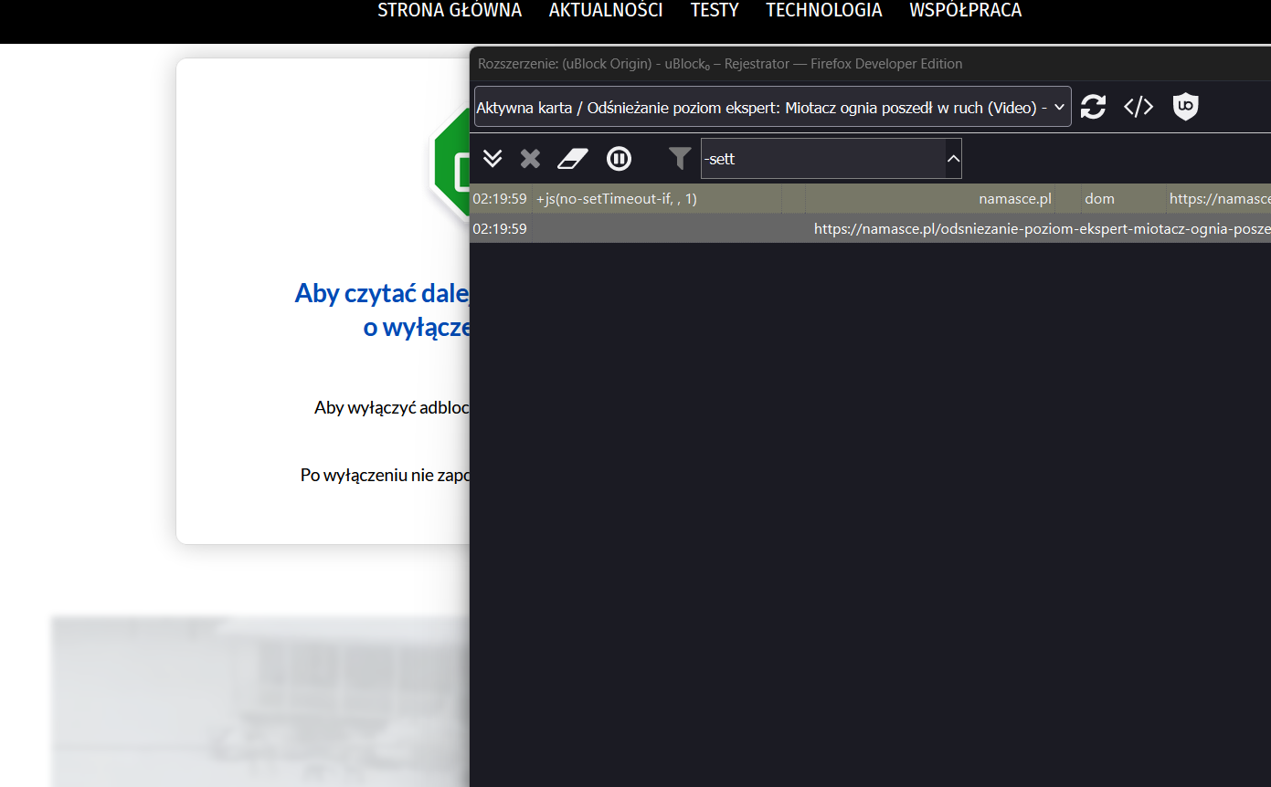 namasce.pl: detection "AdQuesto" · Issue #16056 · uBlockOrigin/uAssets · GitHub