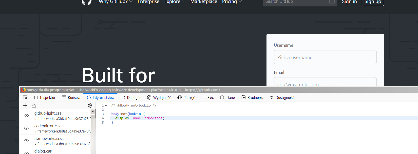 Cosmetic filter "##" or "##tag," same as "##*" in element picker only ...