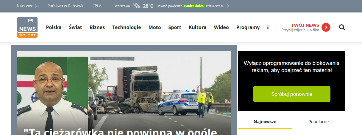 polsatnews.pl [Anti-Adblock] · Issue #5291 · uBlockOrigin/uAssets · GitHub