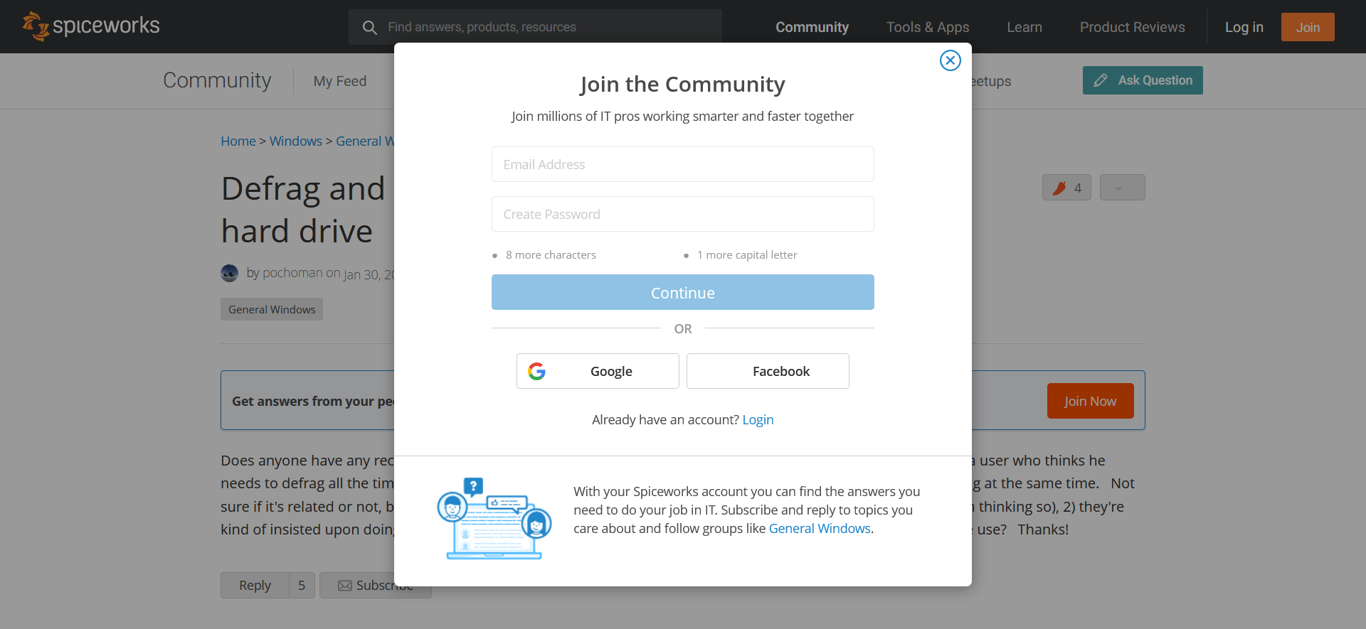 community.spiceworks.com · Issue #7550 · uBlockOrigin/uAssets · GitHub