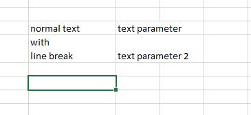 Exception after submitting text parameter computed value with line breaks in cell on calculation ...