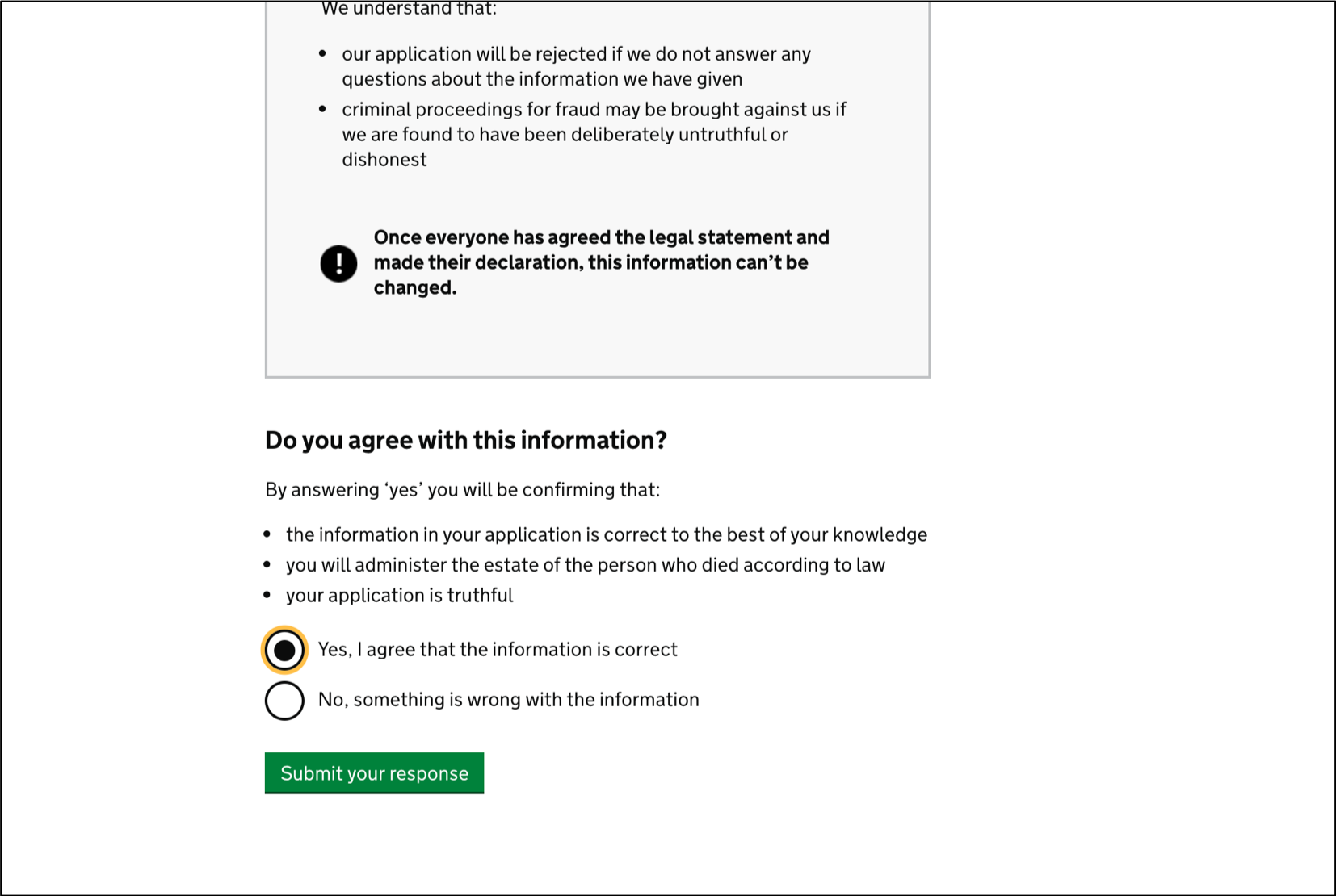 Statement of truth · Issue #15 · hmcts/design-system-backlog · GitHub