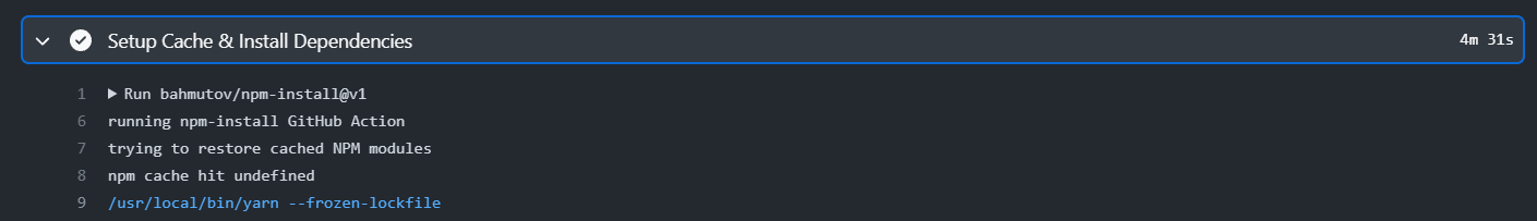 Workflow: blade-validate workflow's Install dependency step is failing to hit cache · Issue ...