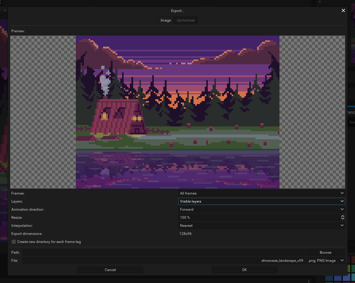 Export dialog UX enhancements · Orama-Interactive Pixelorama · Discussion #605 · GitHub