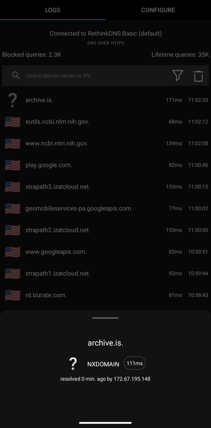 Continued Issues With archive.is · Issue #371 · celzero/rethink-app · GitHub