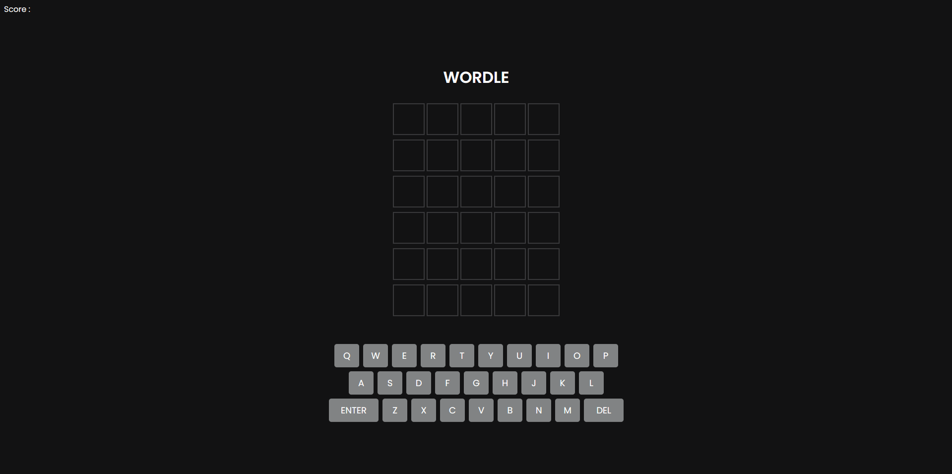 GitHub - ardaltunel/wordle: word guessing game. wordle