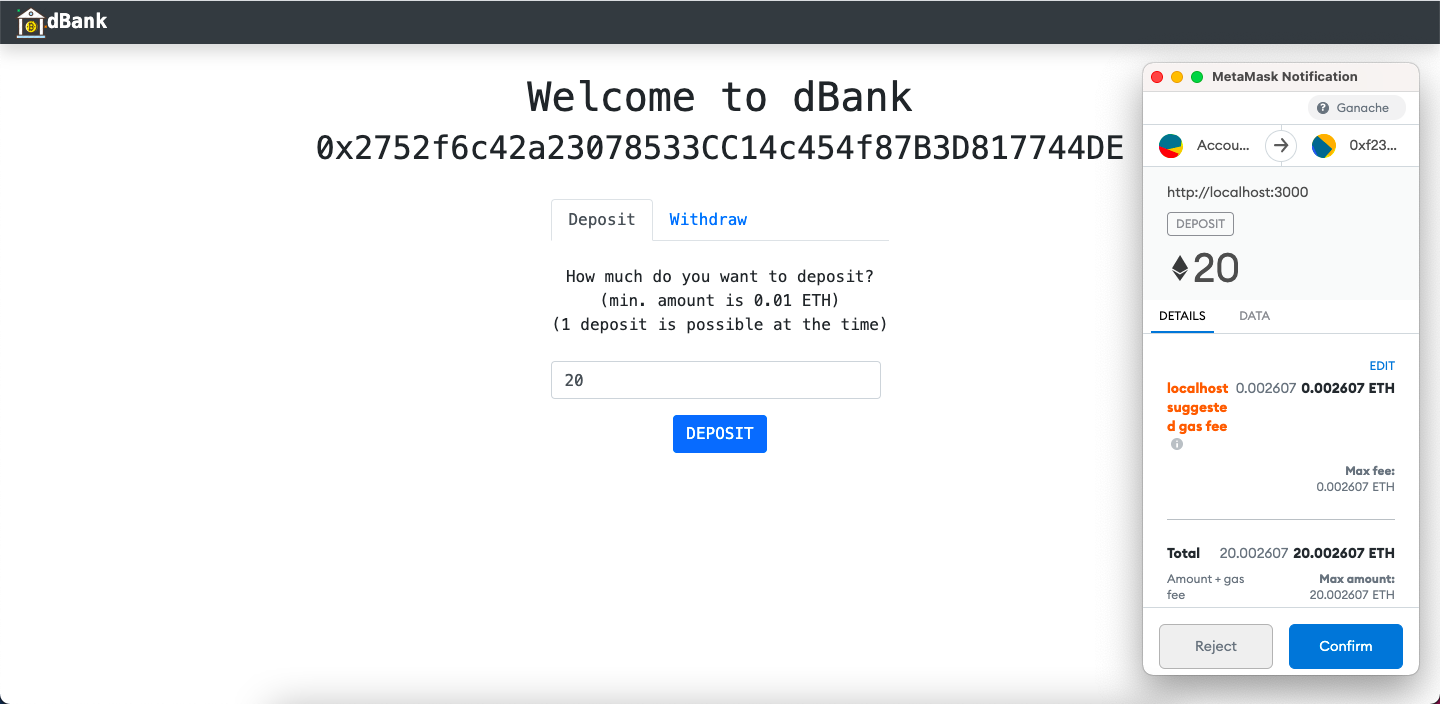 GitHub - namanmanchanda09/Decentralised-Bank: The project implements a decentralised bank using ...
