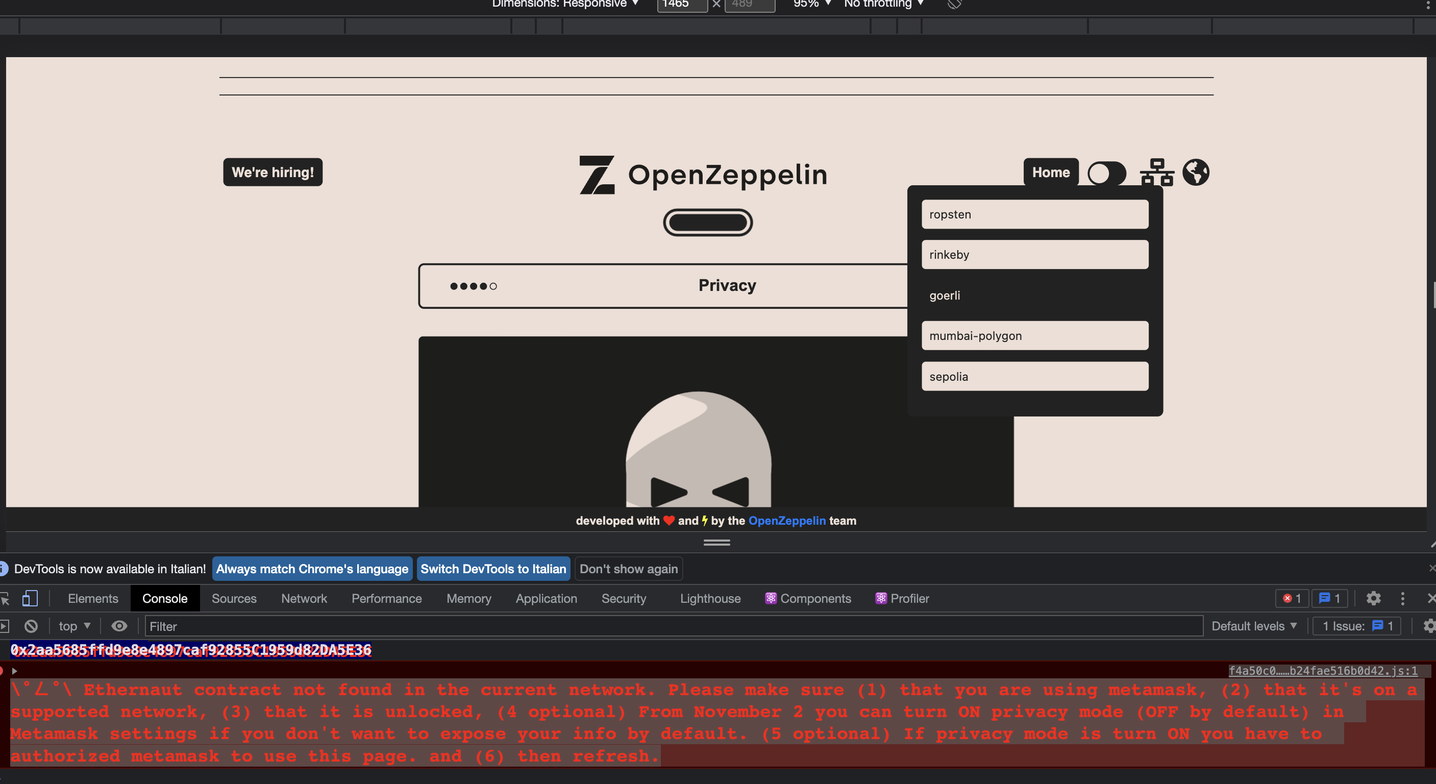 Ethernaut Goerli not working · Issue #406 · OpenZeppelin/ethernaut · GitHub