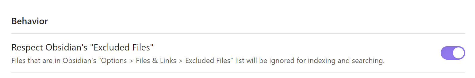 [Feature request] change behavior of Ignored files, by not indexing and searching against ...