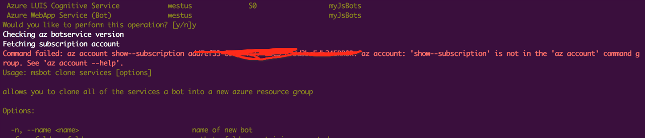 [msbot] can not clone service · Issue #632 · microsoft/botbuilder-tools · GitHub