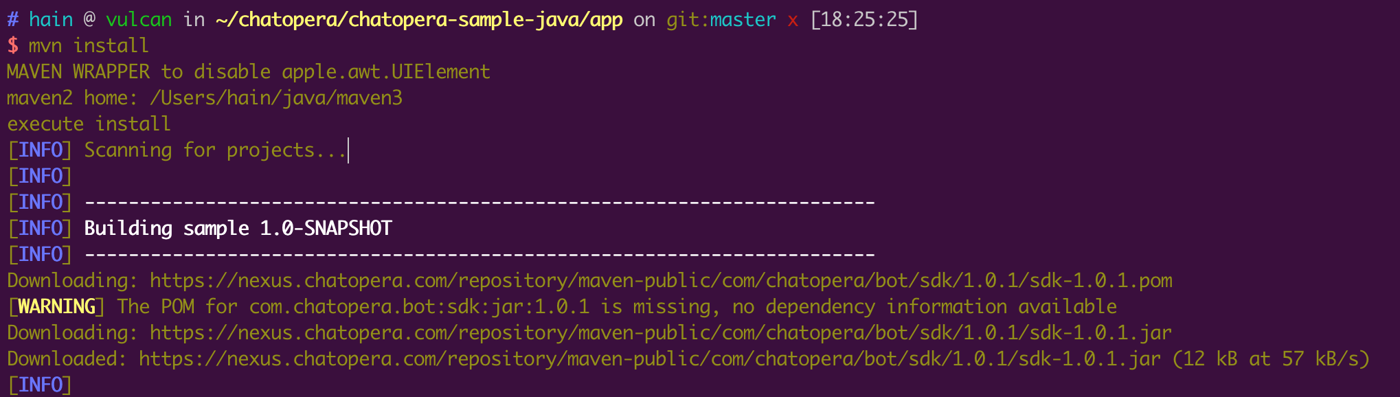 无法下载jar包 · Issue #1 · chatopera/chatopera-sample-java · GitHub