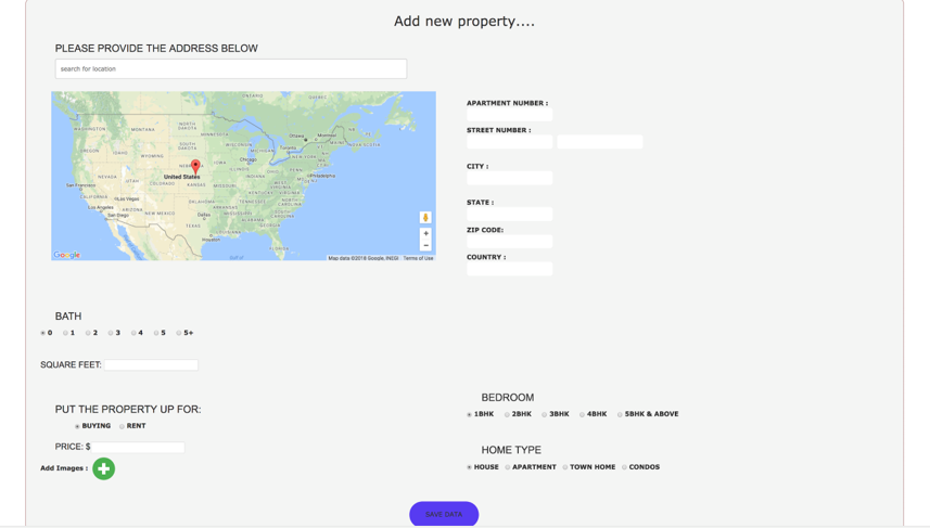 GitHub - Asthashah/RealEstateFinder: Full stack web application for ...
