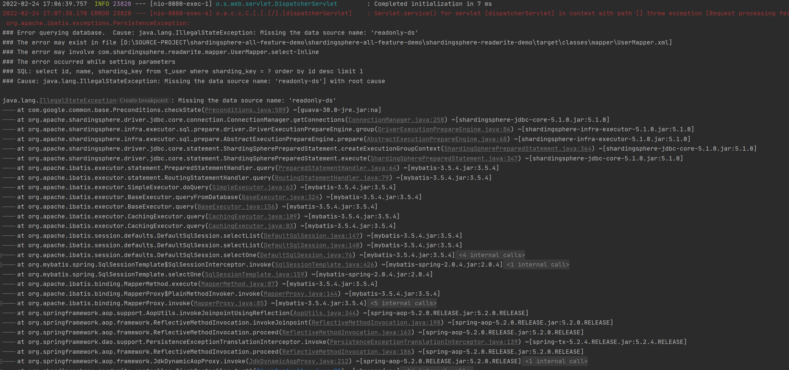 NPE with flywaydb · Issue #15497 · apache/shardingsphere · GitHub