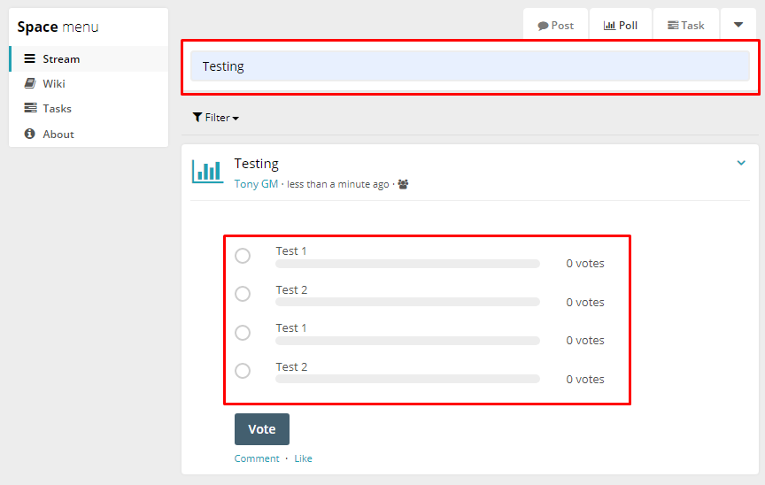Poll creation doubles the answers · Issue #6344 · humhub/humhub · GitHub