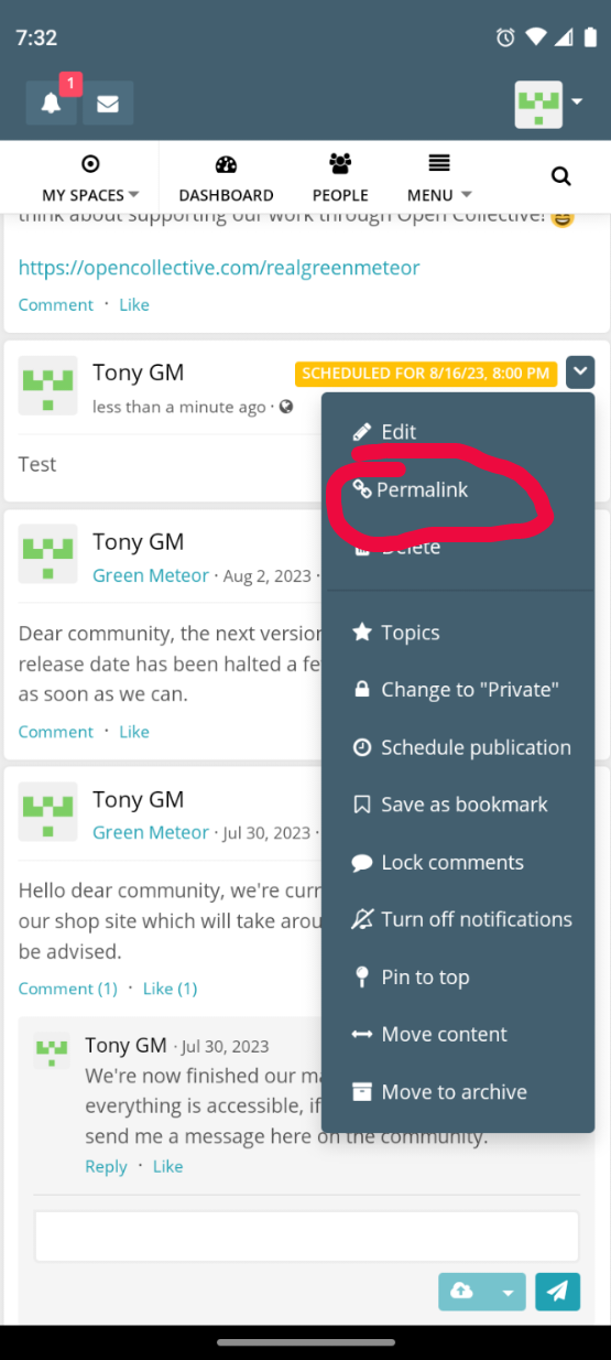 Scheduled Post Permalink Leads to error · Issue #6515 · humhub/humhub · GitHub
