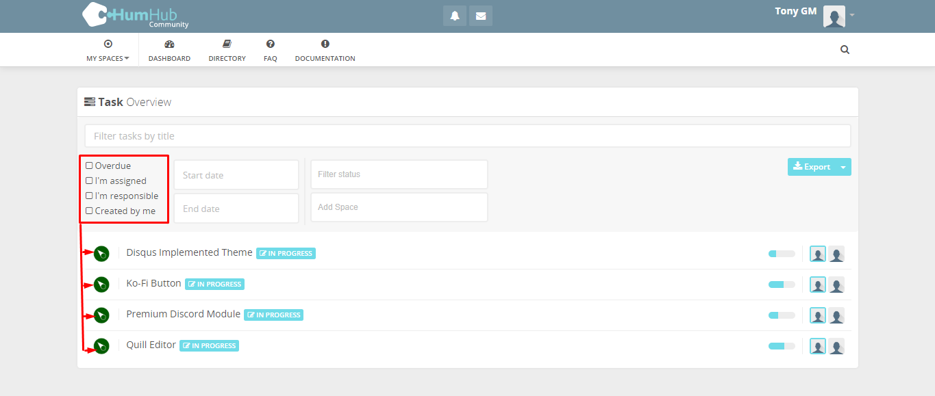 [Global] Created by $user · Issue #96 · humhub/tasks · GitHub