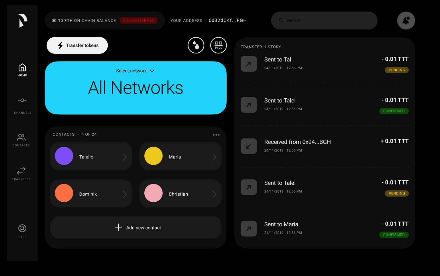 Design feedback main screen · Issue #379 · raiden-network/webui · GitHub
