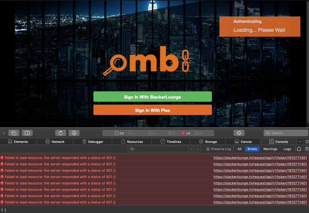 Login loop when using Plex authentication. · Issue #2755 · Ombi-app/Ombi · GitHub