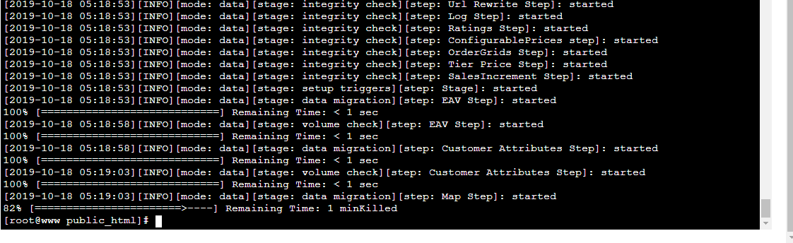 Magento Migration Process Gets Killed Automatically · Issue 733