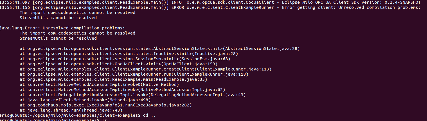 How to execute opc ua client ? · Issue #330 · eclipse-milo/milo · GitHub
