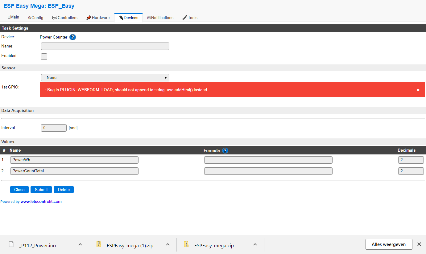 Bug In Pluginwebformload Should Not Append To String Use Addhtml Instead Data