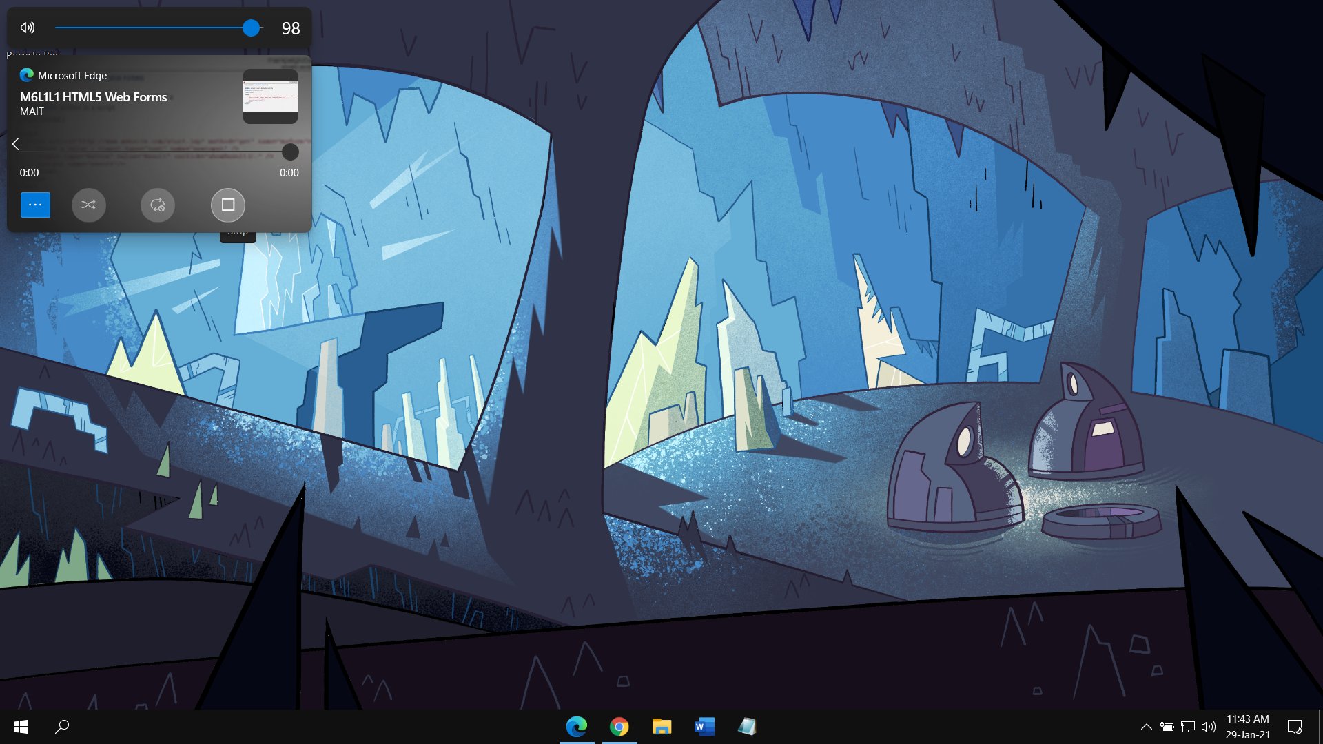 Bug: Stop banner gets hidden behind the volume flyout. · Issue #411 ...