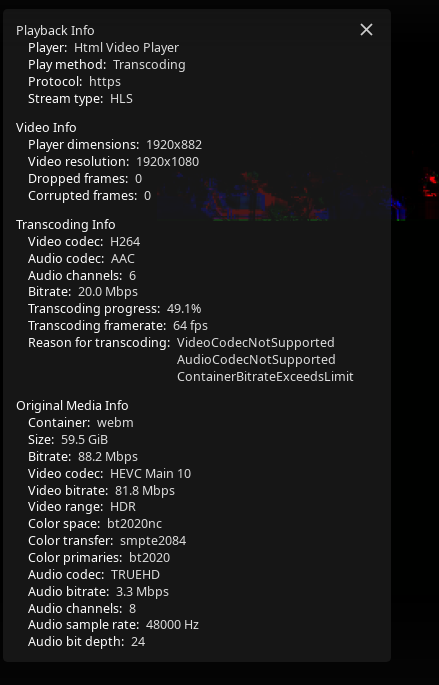 HEVC transcode distortion with Nvidia hardware decoding · Issue #5519 · jellyfin/jellyfin · GitHub