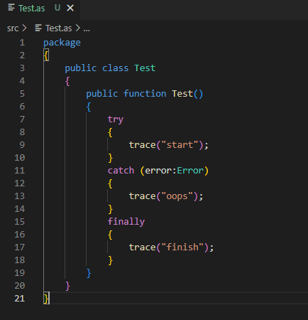 asformat: Adding 'finally' to try/catch block breaks formatting. · Issue #645 · BowlerHatLLC ...