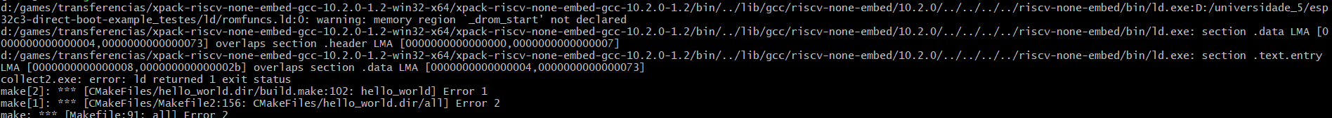 Overlapping sections · Issue #4 · espressif/esp32c3-direct-boot-example · GitHub