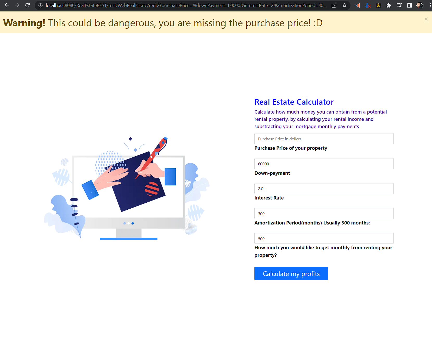 GitHub - Cesar-Paredes/Real_Estate_REST_Calculator: This project is a REST application, I used ...