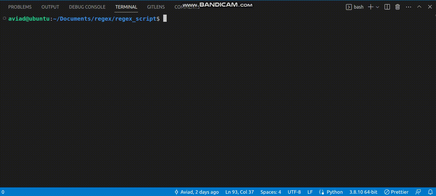 GitHub - AviadGilboa/regex_script