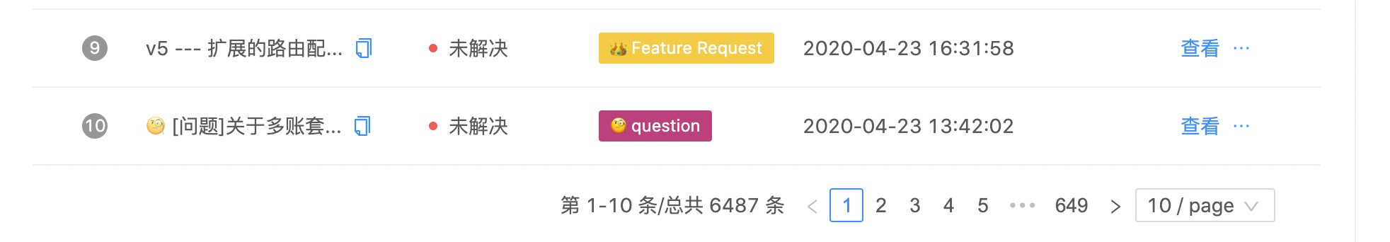 🐛[BUG] 改变每页显示条数之后，翻页不走后台请求 · Issue #420 · ant-design/pro-table · GitHub