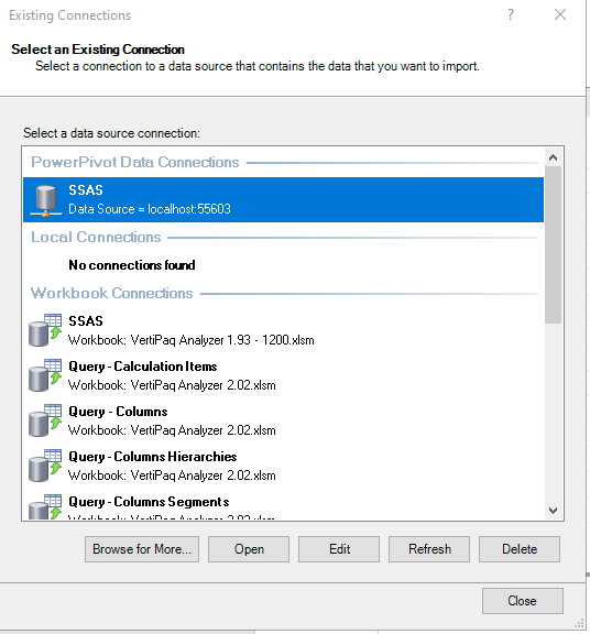 No local connections available within PowerPivot to edit for SSAS (V1.93 and V2.02) · Issue #17 ...