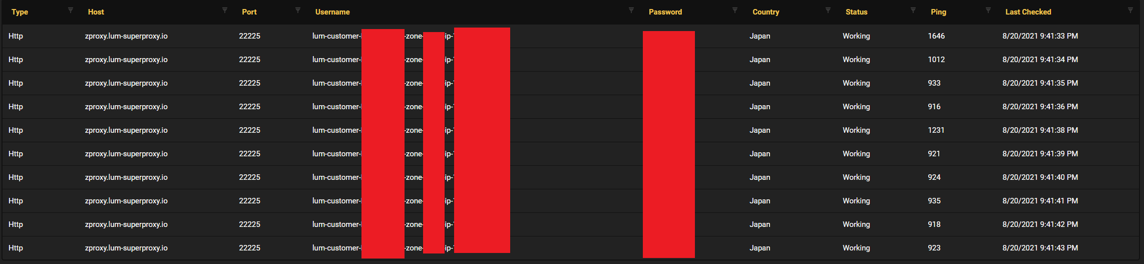 [Bug]: Failed to use proxies with Authentication · Issue #421 · openbullet/OpenBullet2 · GitHub