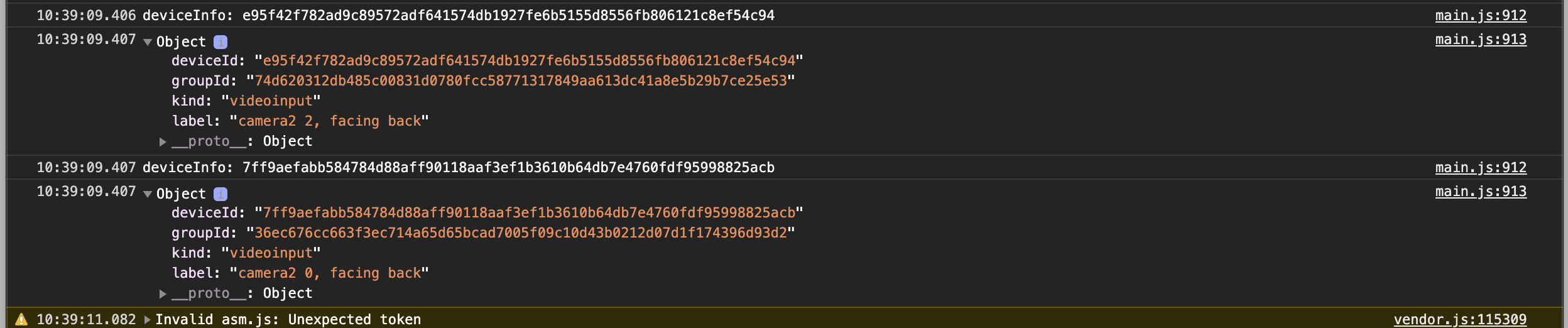 Quagga not working anymore on Galaxy S10 / Android 10 / Chrome 86.0.4240.198 · Issue #276 ...