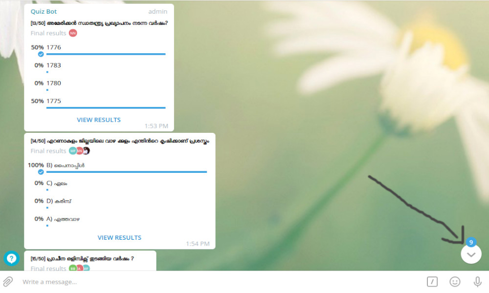 Telegram desktop stays with previous quiz in quizbot · Issue #7996 · telegramdesktop/tdesktop ...