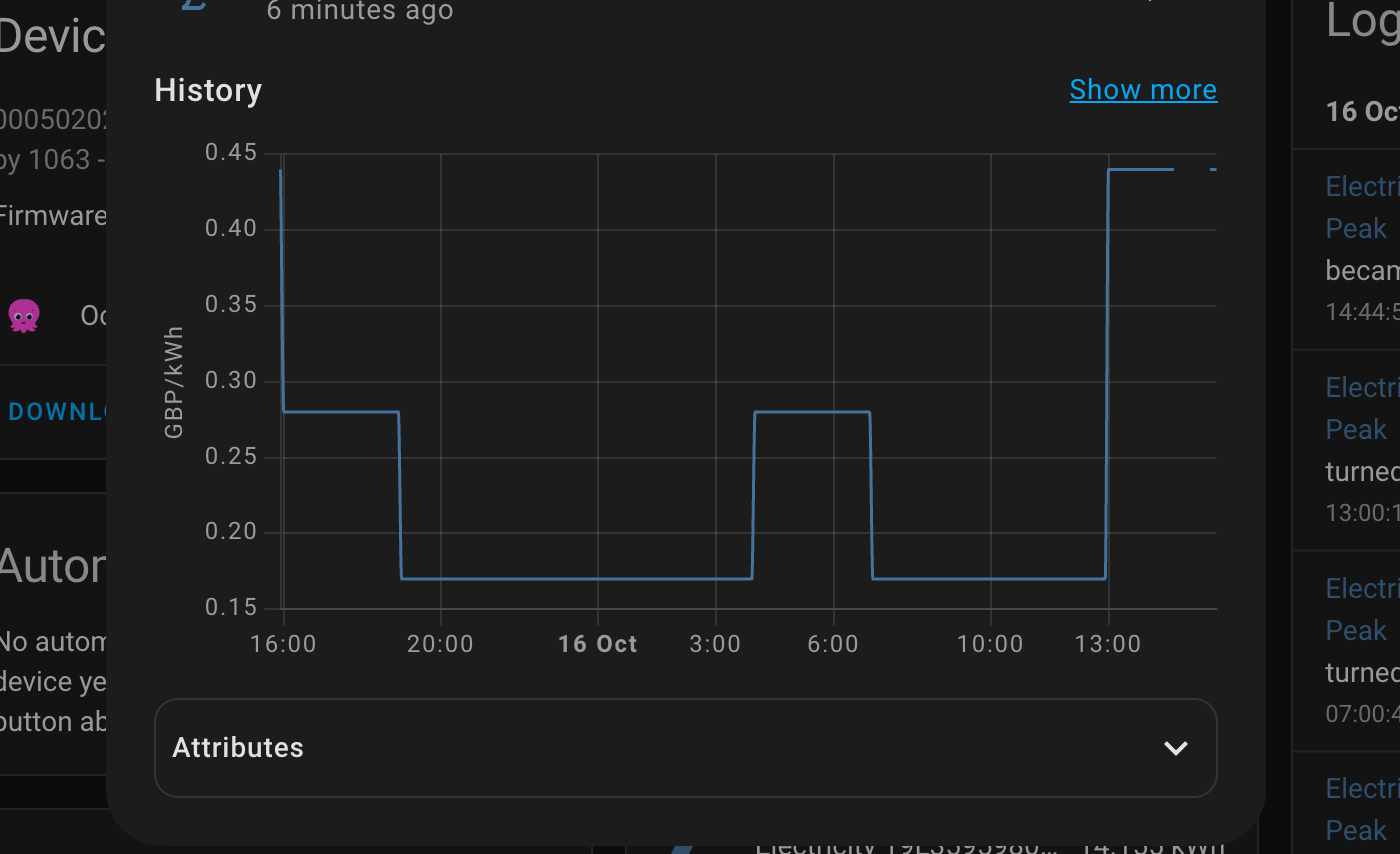Cosy Octopus incorrect tariff information · Issue #475 · BottlecapDave/HomeAssistant ...