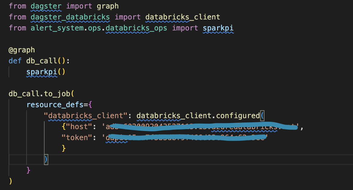 Databricks integration sample code not working · Issue #10281 · dagster ...