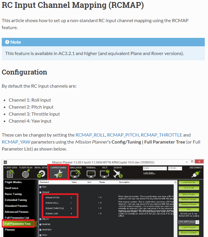 PLANE: RCMAP update for Forward and Lateral channels · Issue #1089 · ArduPilot/ardupilot_wiki ...