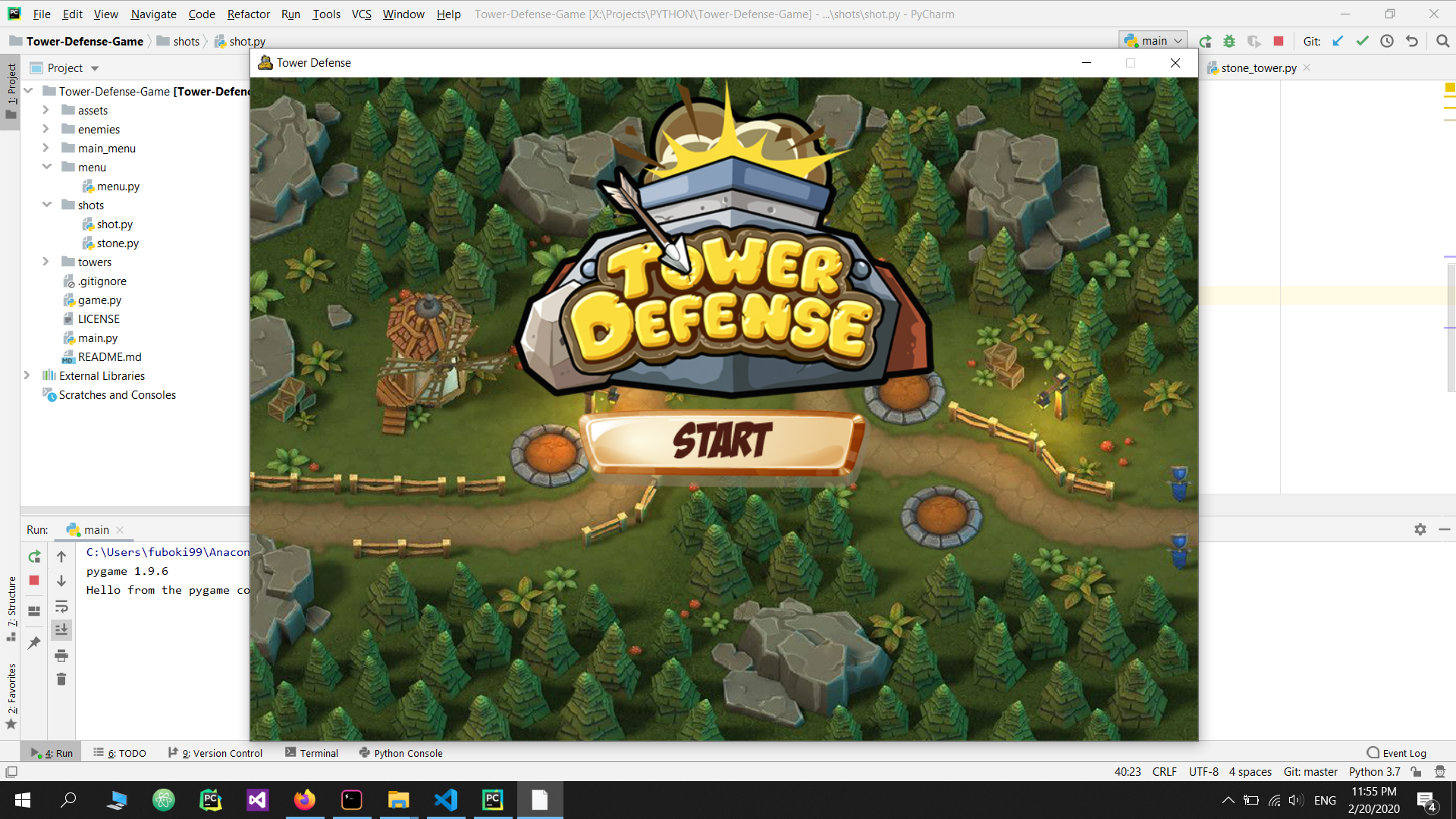 GitHub - fuboki10/Tower-Defense-Game: Tower Defense Game with PyGame